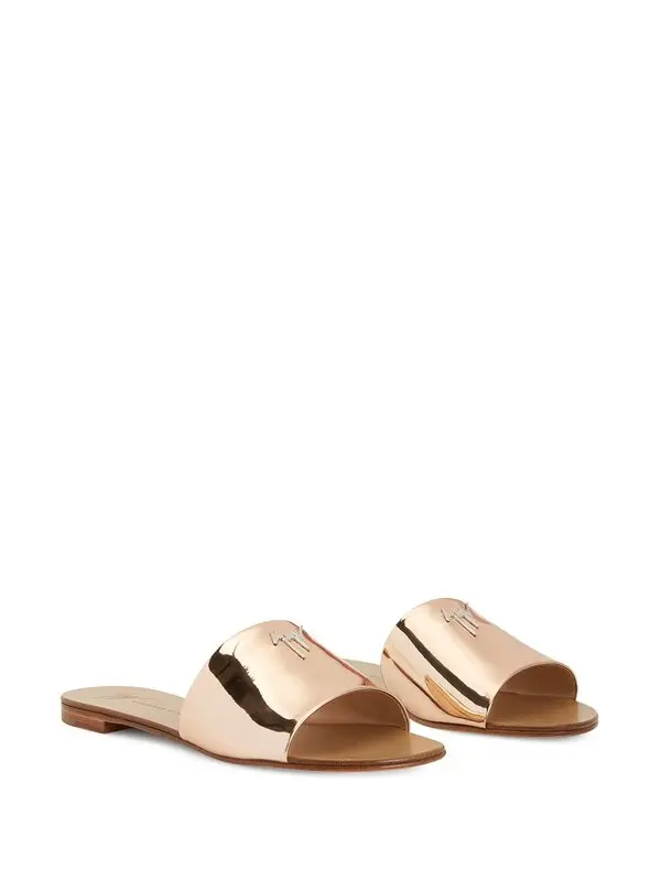 GIUSEPPE ZANOTTI Shirley Metallic Sandals - Pink