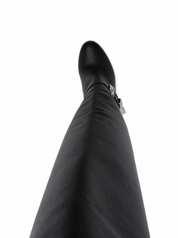 Philipp Plein Buckle-detail Knee-high Boots
