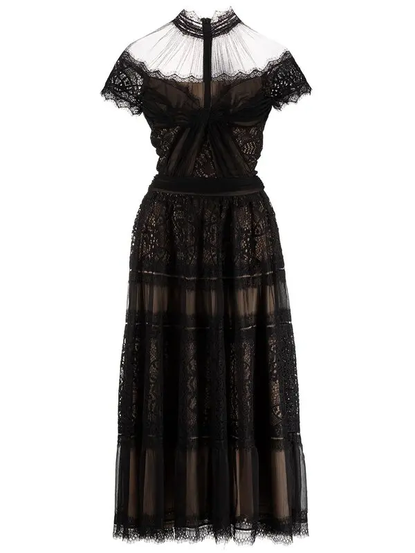chinese dress ladies Amazon.com: Tadashi Shoji Women's C/S Metallic Pintuck Dress W/Sequin LACE  Neckline and Split, Midnight : Clothing, Shoes & Jewelry