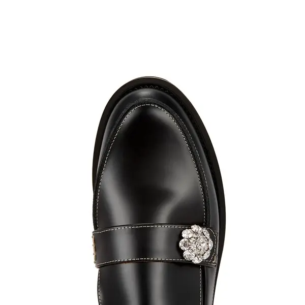GANNI 40 Leather Loafers