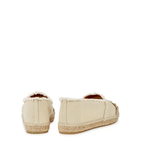 CastaÑer Kampala Ecru Canvas Espadrilles
