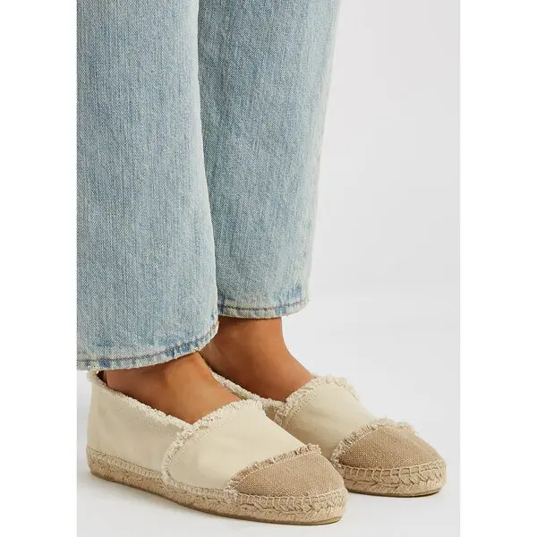 CastaÑer Kampala Ecru Canvas Espadrilles