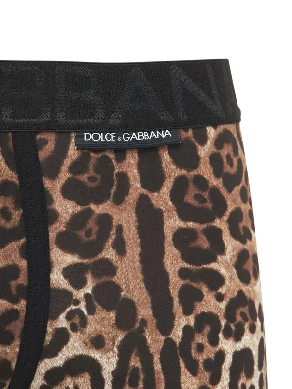 Dolce & Gabbana Logo Print Jersey Boxer Briefs