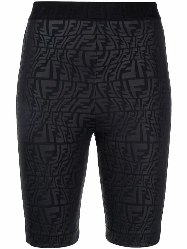 Fendi Ff Fisheye Print Cycling Shorts