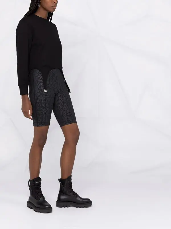 Fendi Ff Fisheye Print Cycling Shorts