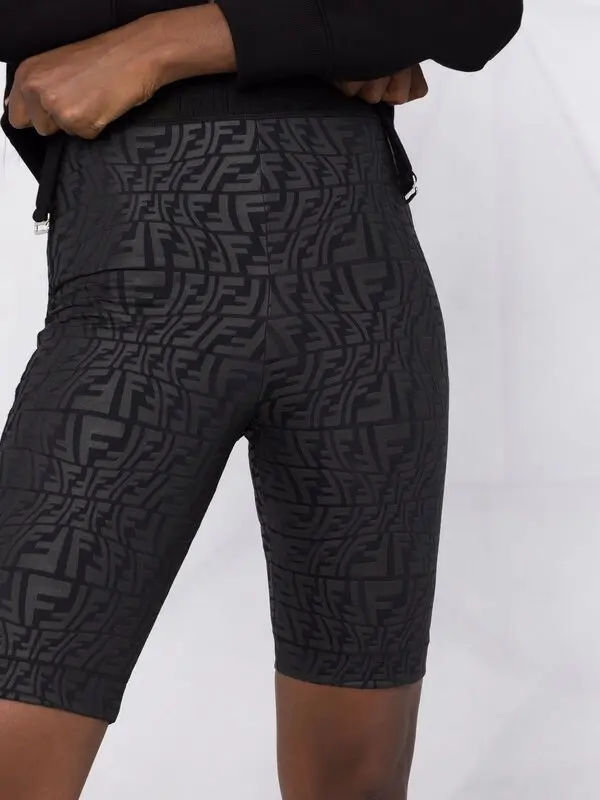 Fendi Ff Fisheye Print Cycling Shorts