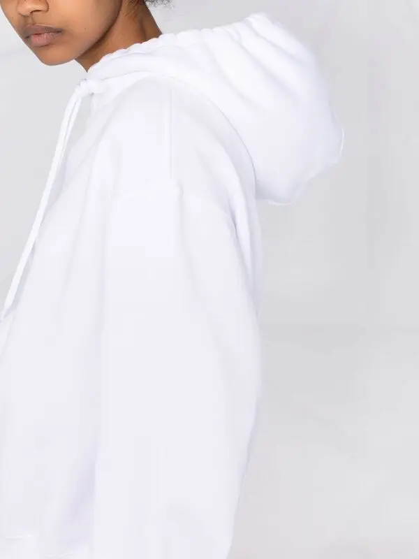Alexander Wang Logo-print Hoodie - White