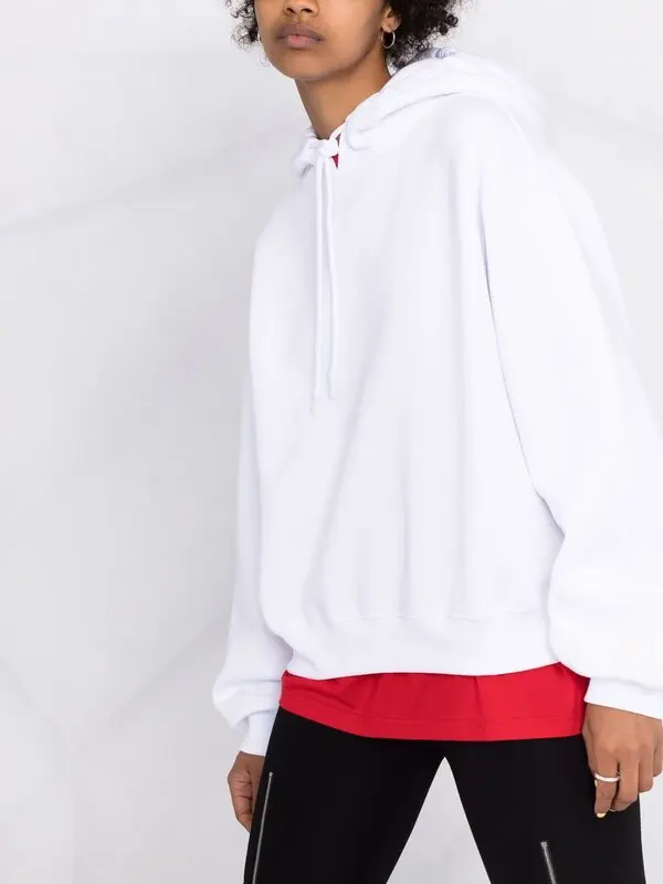 Alexander Wang Logo-print Hoodie - White