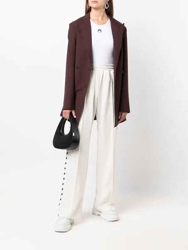 GOLDEN GOOSE Star-print Track Pants - Neutrals