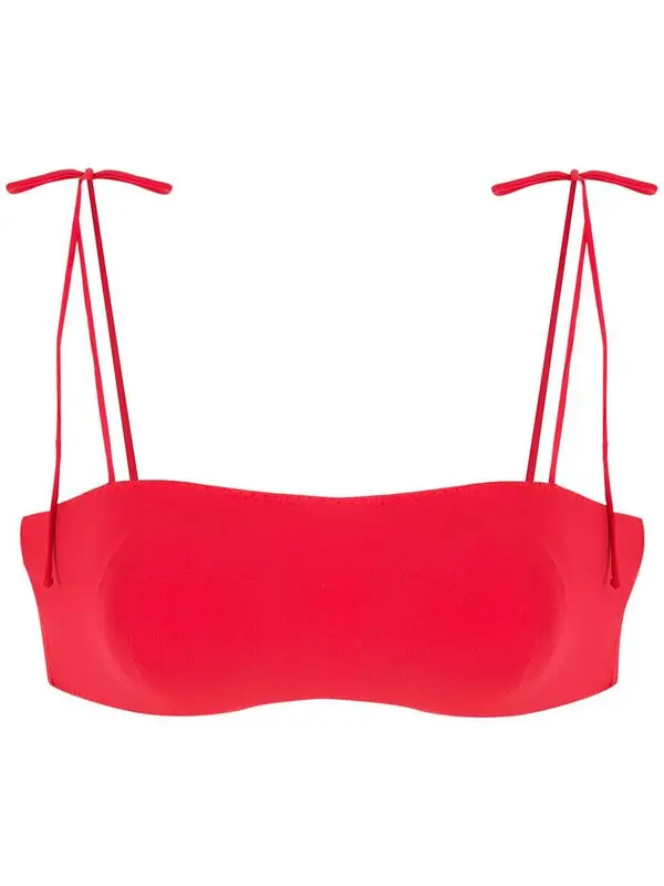 CLUBE BOSSA Casall Draping Shoulder-strap Bikini - Red