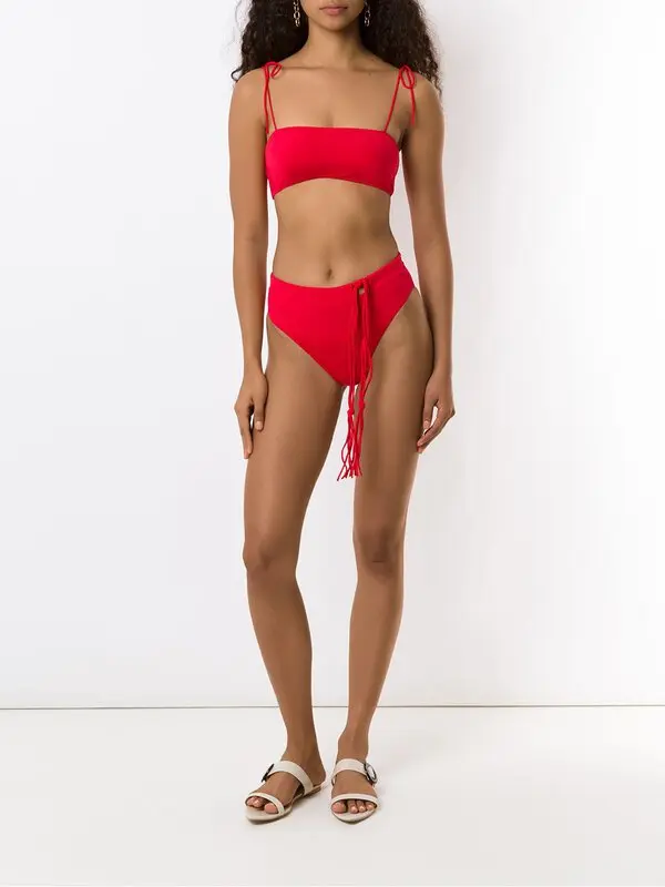 CLUBE BOSSA Casall Draping Shoulder-strap Bikini