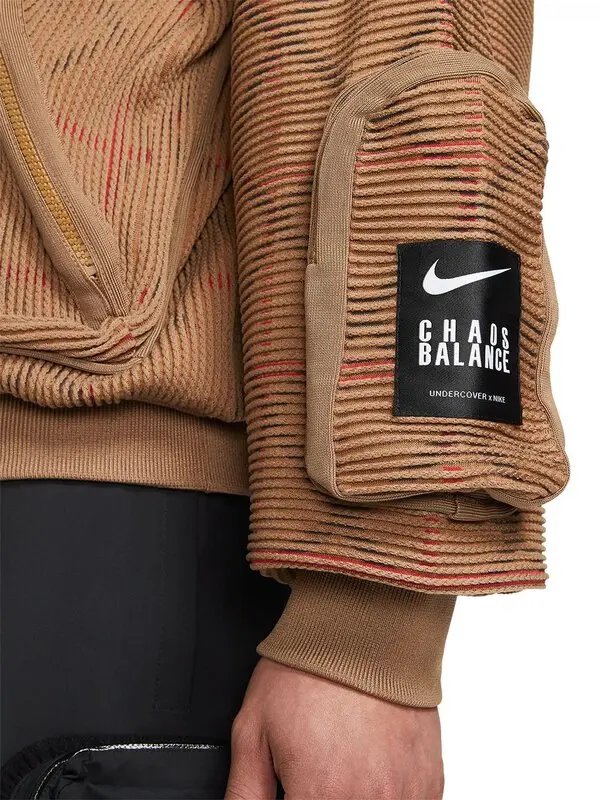 Nike X Undercover Knit Ma-1 Bomber Jacket In Black - 56% Off