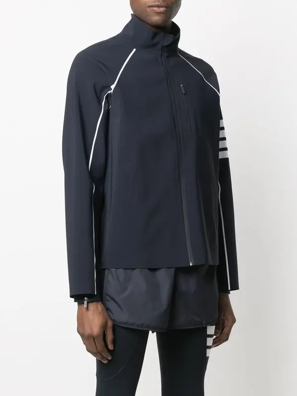 Thom Browne 4-bar Motif Performance Jacket - Blue