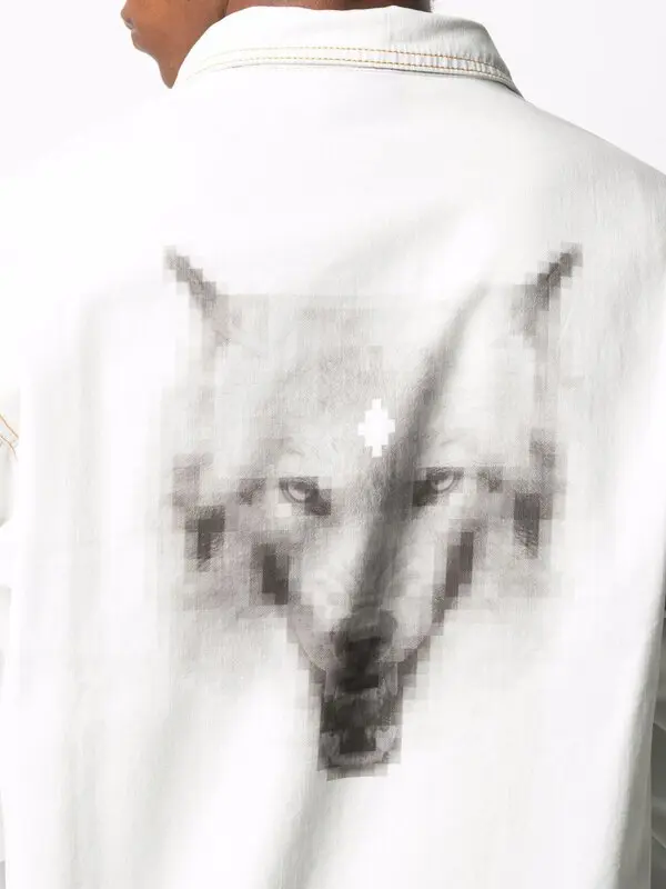 COUNTY OF MILAN Cross Wolf Long-sleeve Shirt