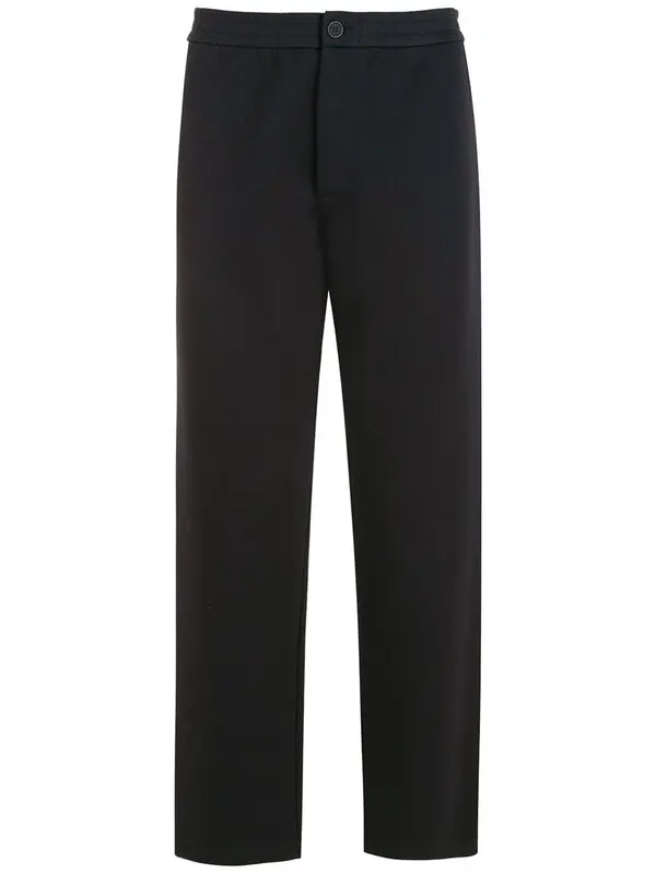 黒タグ giorgio armani straight slacks (46) Giorgio Armani Straight-Leg Trousers In Black - 76% Off | Editorialist
