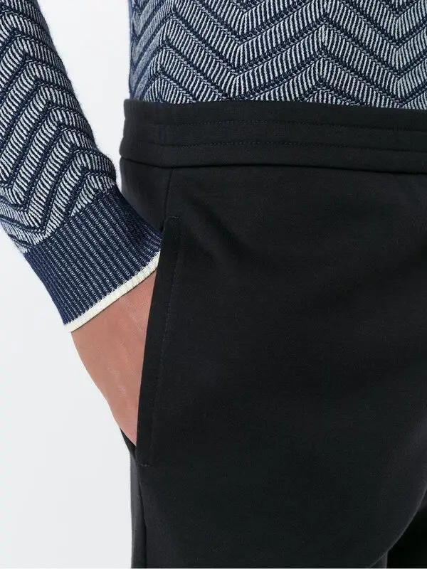 Giorgio Armani Straight-Leg Trousers In Black - 76% Off | Editorialist