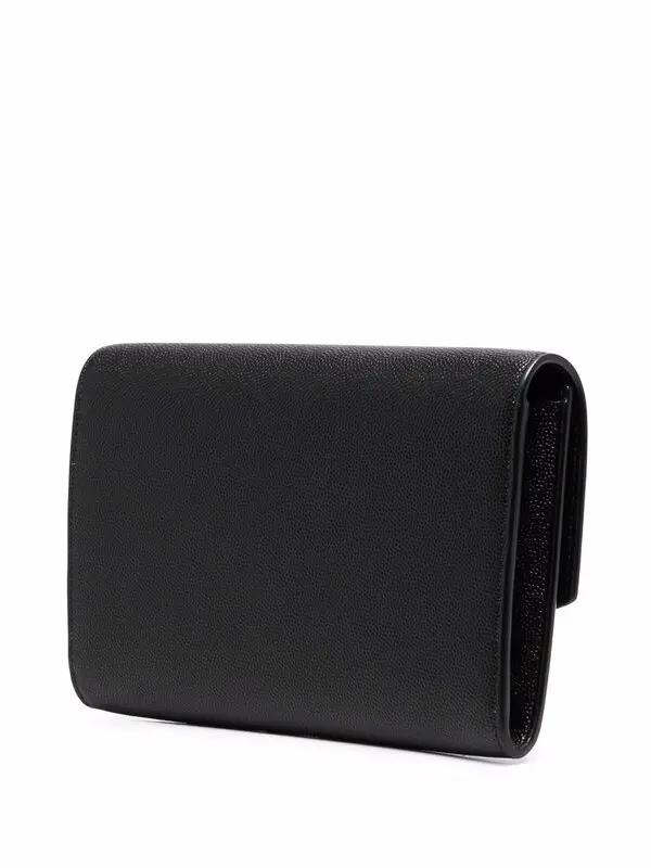 Saint Laurent Envelope Leather Clutch Bag