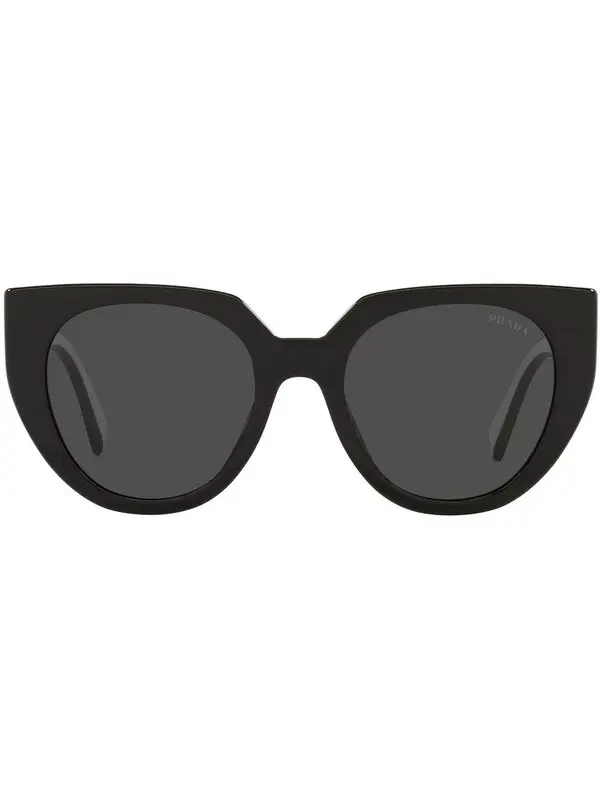 Prada Bicolour Cat-eye Sunglasses - Black