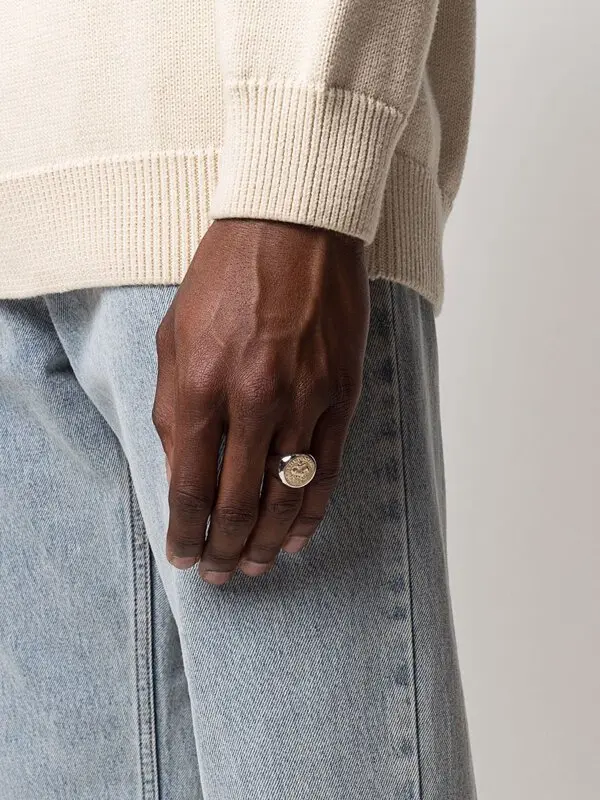 Tom Wood Coin Signet Ring