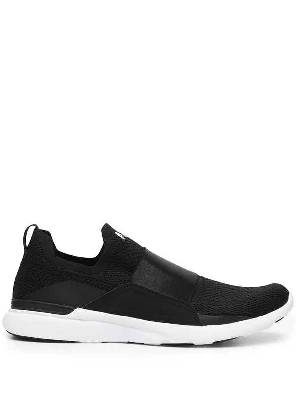 Apl Knitted High Top Sneakers - Black