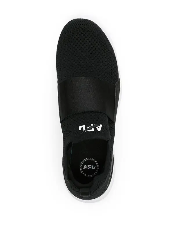 Apl Knitted High Top Sneakers - Black