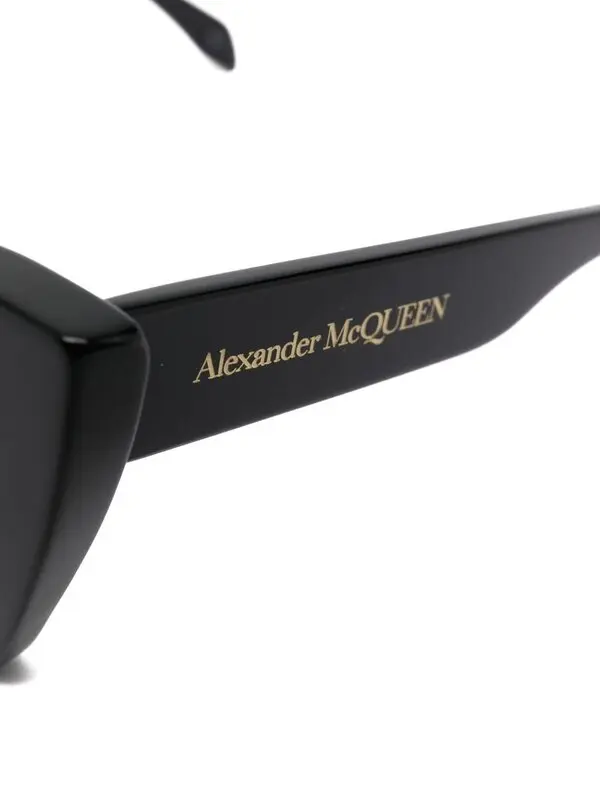 Alexander McQueen Logo-debossed Cat-eye Sunglasses