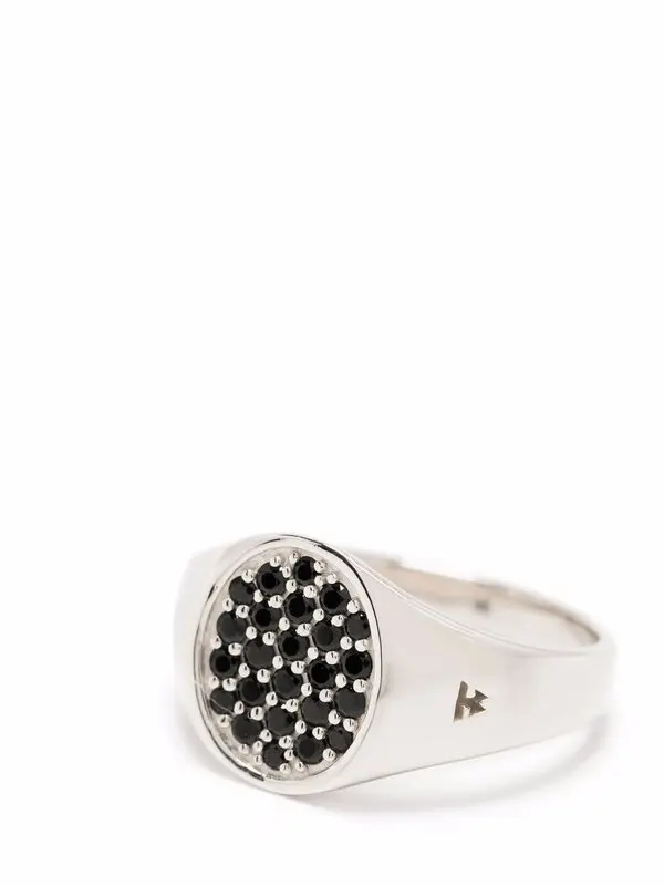 Tom Wood Mini Oval Spinel Signet Ring