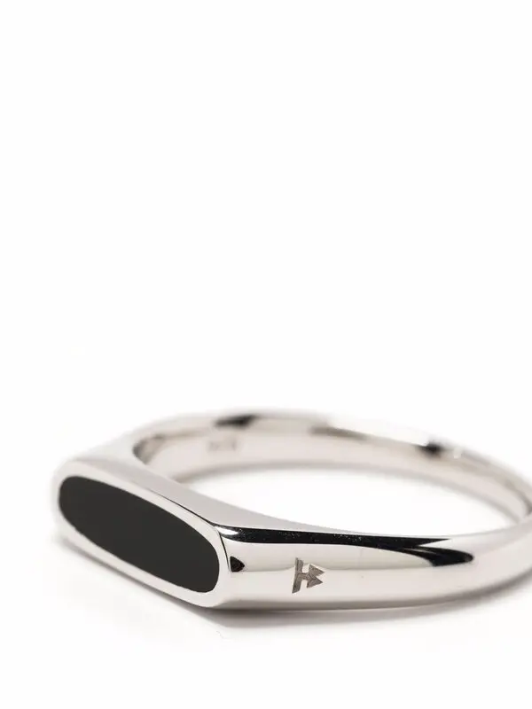 Tom Wood Mario Onyx Signet Ring