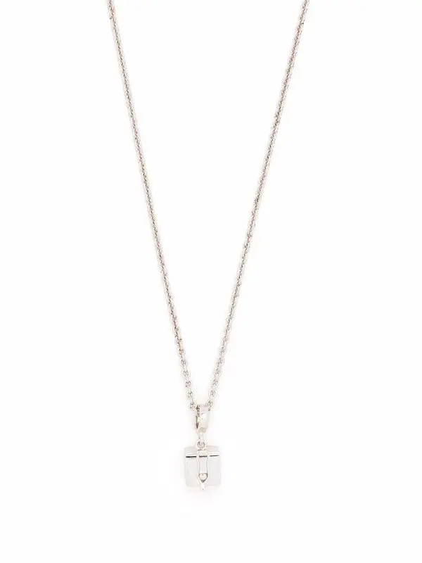 Tom Wood Box Pendant Sterling Necklace - Silver | Editorialist