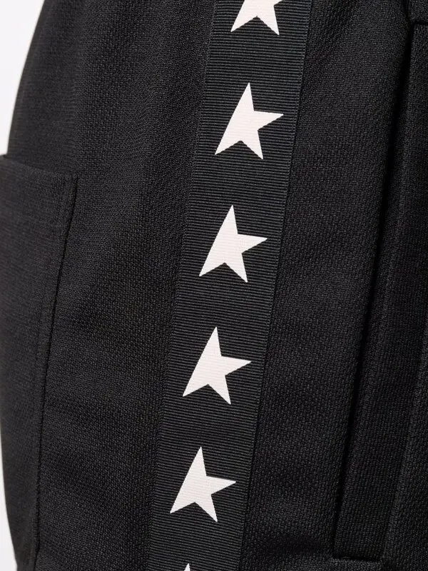 GOLDEN GOOSE Star-print Track Pants - Black