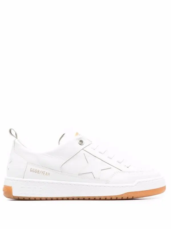 GOLDEN GOOSE Yeah Low-top Lace-up Sneakers - White