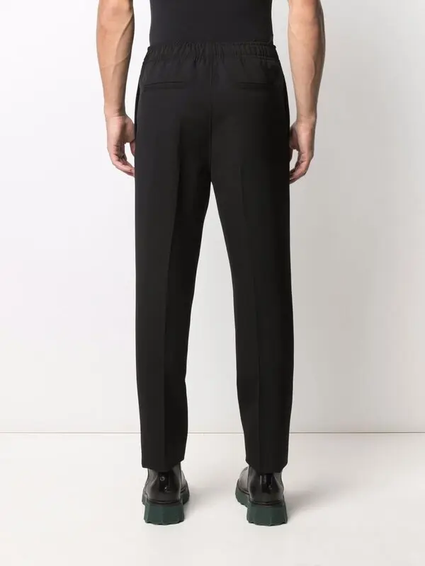 Givenchy Belted Wool Tailored Trousers