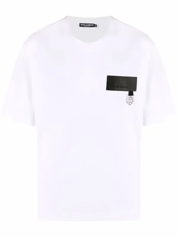 Dolce & Gabbana Logo-patch T-shirt - White