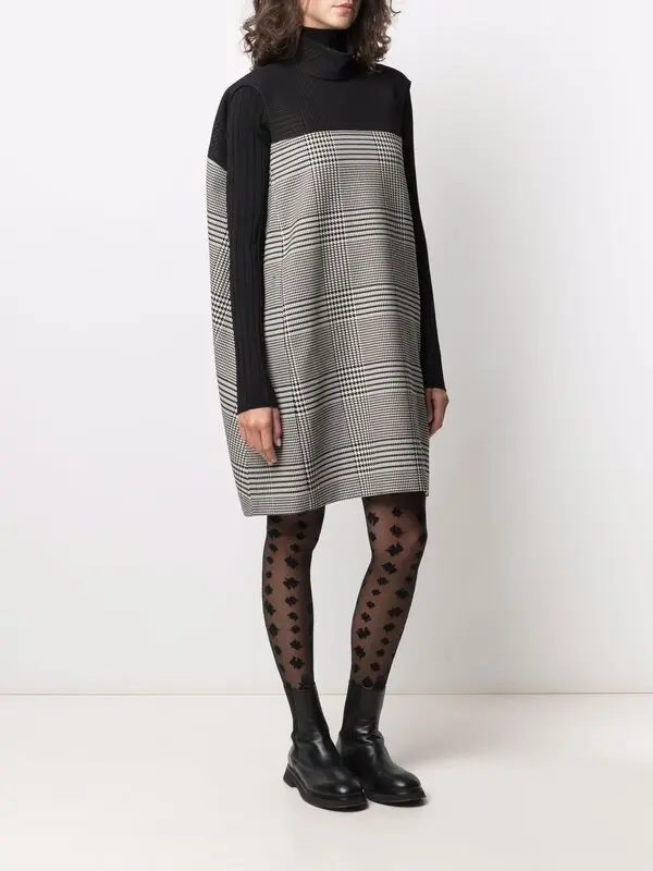 Nina Ricci Prince Of Wales-Check Sleeveless Dress In Black - 50% Off |  Editorialist