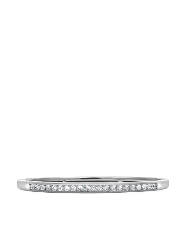 PRAGNELL 18kt White Gold Diamond Bangle - Silver
