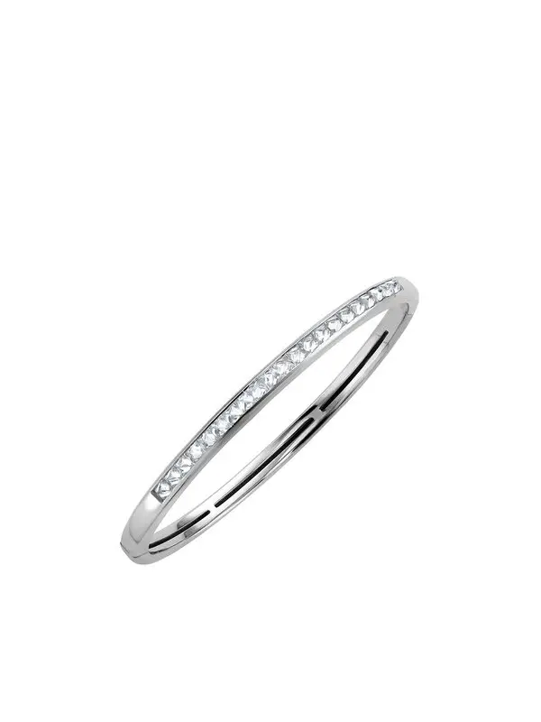PRAGNELL 18kt White Gold Diamond Bangle - Silver