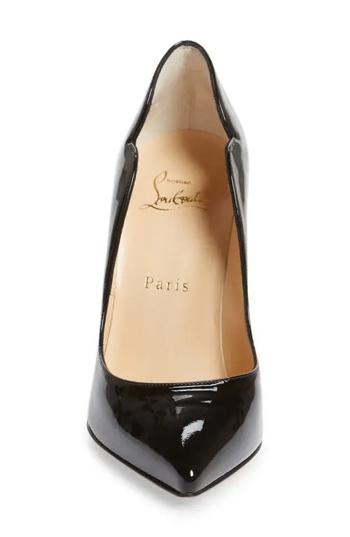 CHRISTIAN LOUBOUTIN Hot Chick Scallop Pointed Toe Pumps - Bk01 Black/lin Black