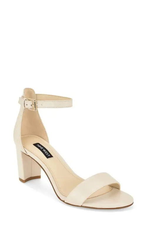 Nine West Pruce Ankle Strap Sandal - Ivory