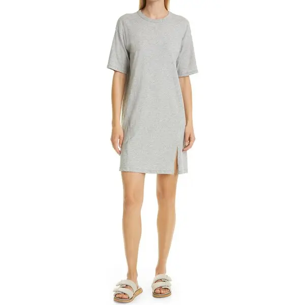 Rag & Bone The Slub T-shirt Dress - Heather Grey