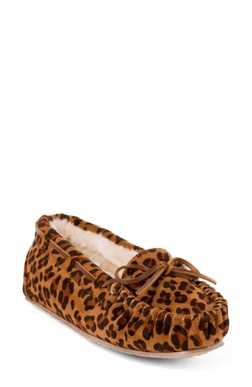 Minnetonka Cally Slipper - Cinnamon Animal