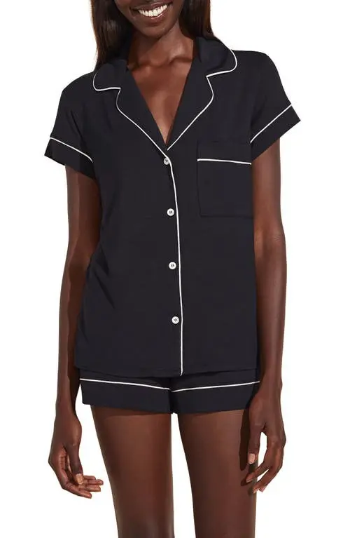 Eberjey Gisele Short Pajamas - Black