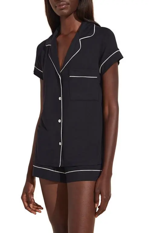 Eberjey Gisele Short Pajamas - Black