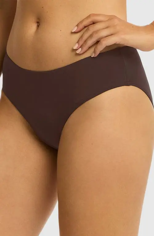 SEA LEVEL Mid Bikini Bottom - Cocoa
