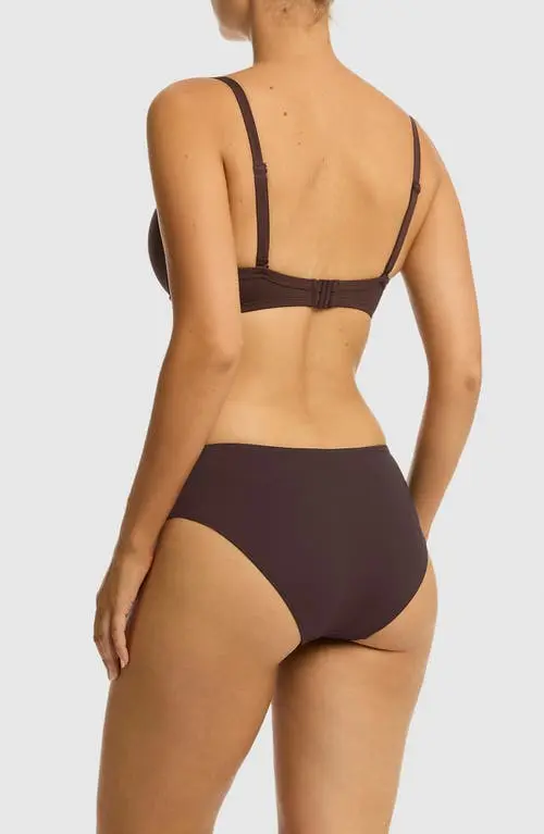 SEA LEVEL Mid Bikini Bottom - Cocoa