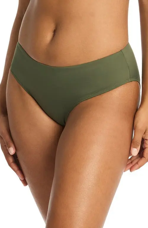 SEA LEVEL Mid Bikini Bottom - Khaki