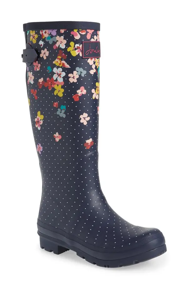 Joules Welly' Print Rain Boot