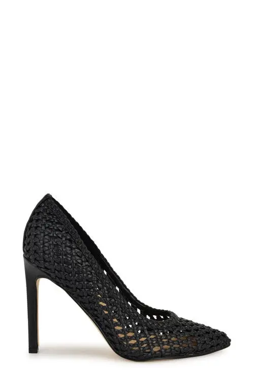 Nine West Tatiana Stiletto Pumps - Black Woven