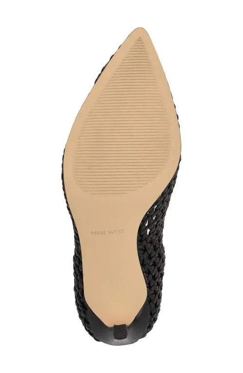Nine West Tatiana Stiletto Pumps - Black Woven