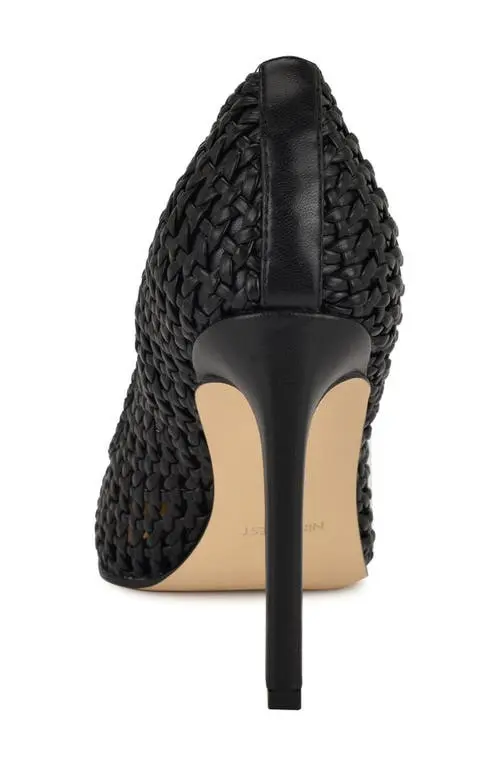 Nine West Tatiana Stiletto Pumps - Black Woven