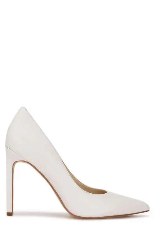 Nine West Tatiana Pointed Toe Stiletto Pumps - White Leather